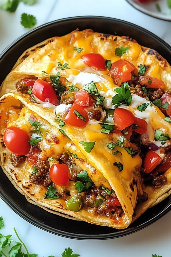 Loaded Cheesy Pocket Tacos – Food Recipe Usa