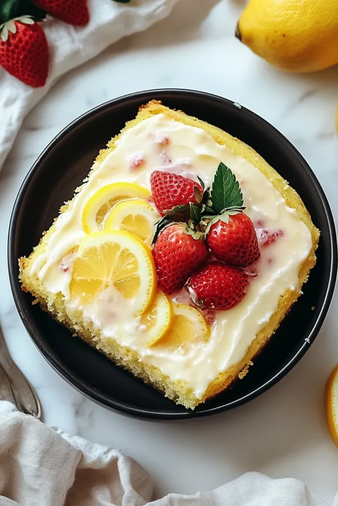 Strawberry Lemon Cake – Food Recipe Usa