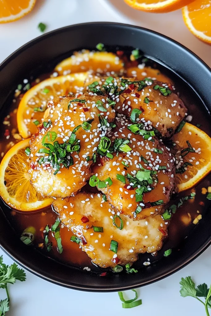 Crispy Orange Chicken with Sweet Tangy Sauce – Food Recipe Usa