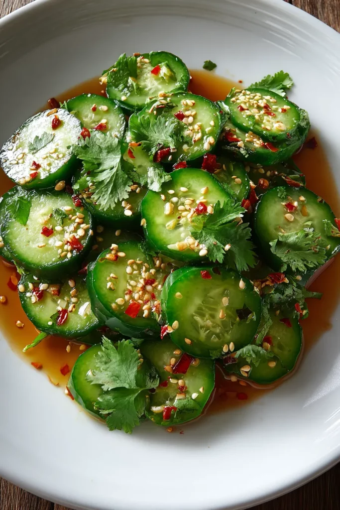 Crunchy Asian-Style Cucumber Snack – Food Recipe Usa