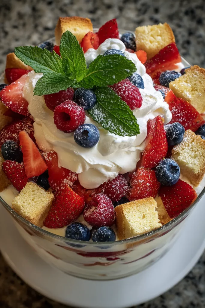 Elegant Layered Berry Trifle – Food Recipe Usa