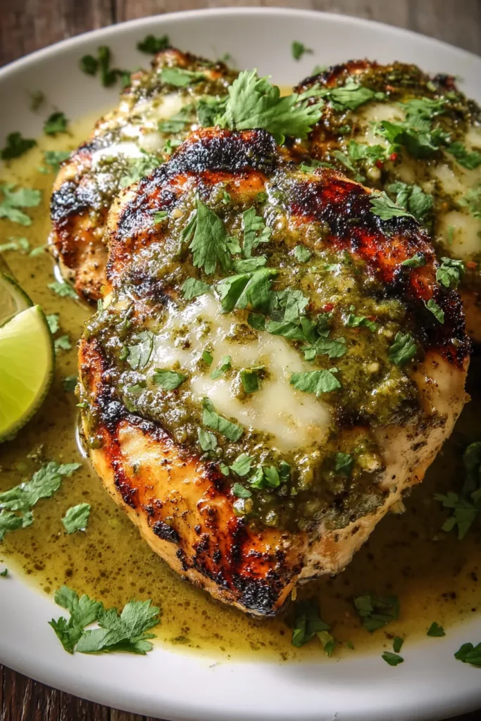 Grilled Salsa Verde Pepper Jack Chicken – Food Recipe Usa