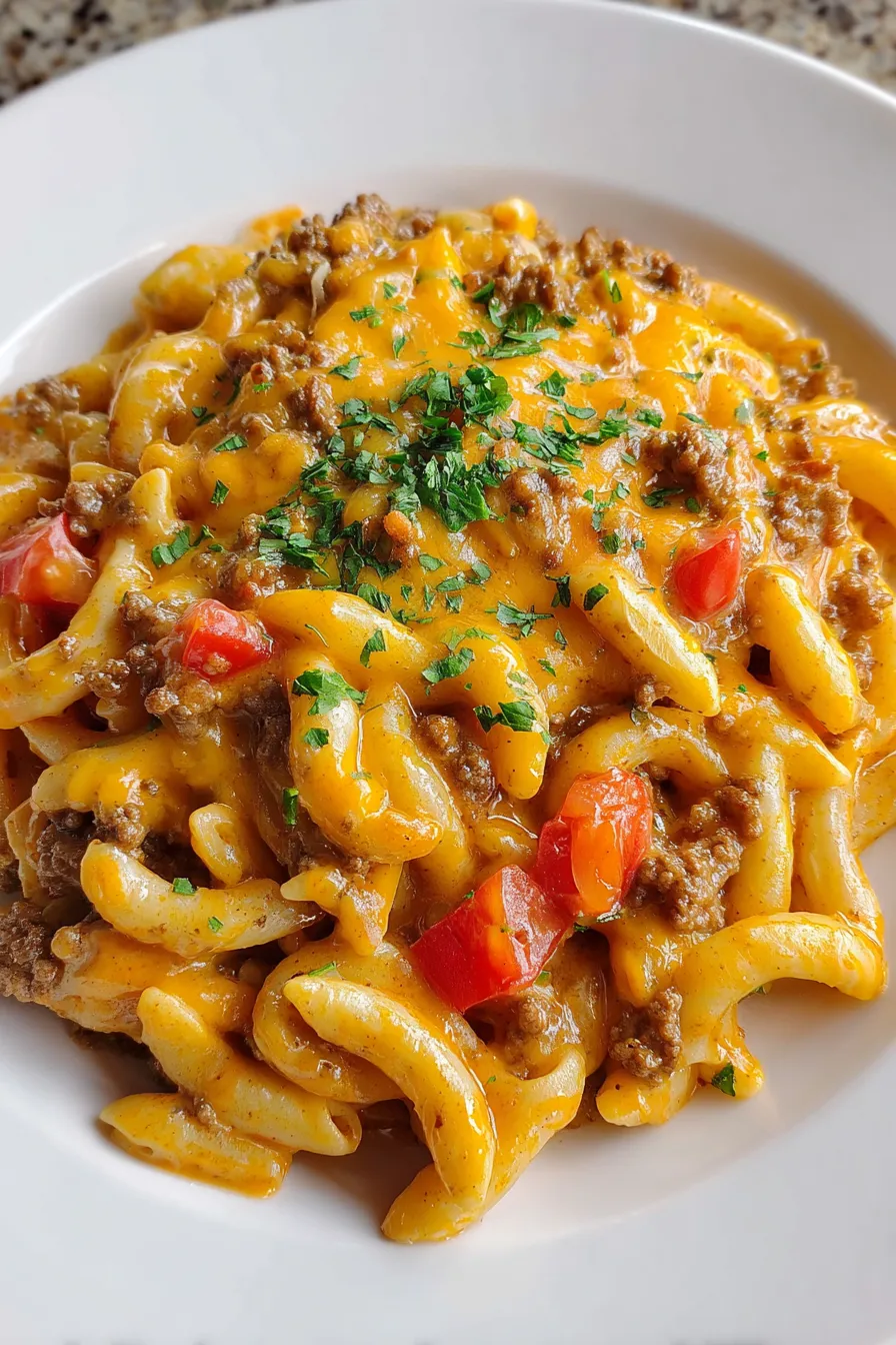 Creamy Rotel Pasta with Ground Beef – Food Recipe Usa