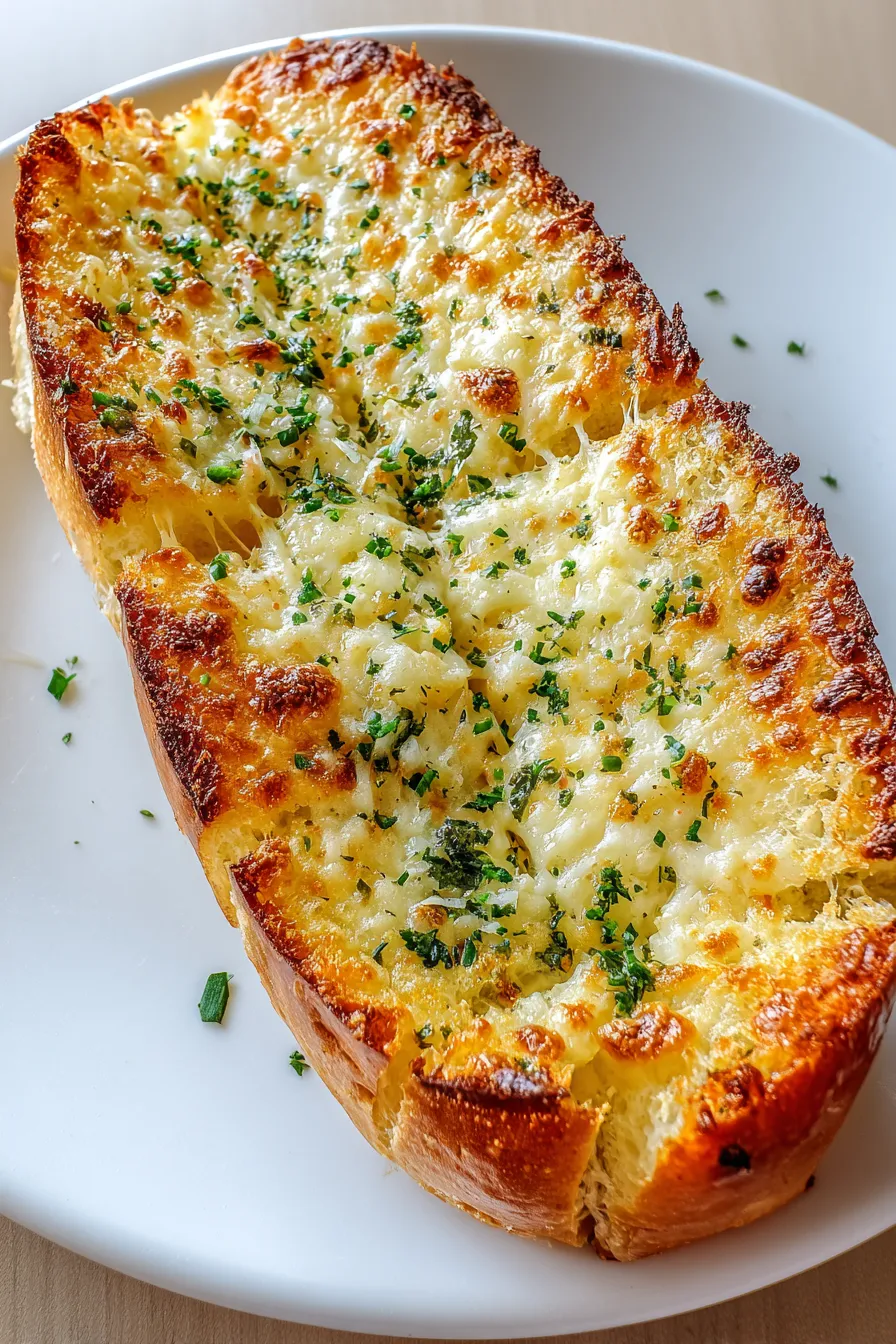 Oven-Baked Cheesy Garlic Bread – Food Recipe Usa