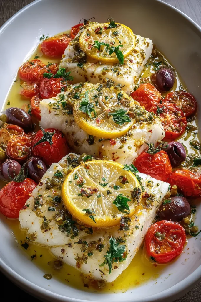 Mediterranean Baked Fish – Food Recipe Usa