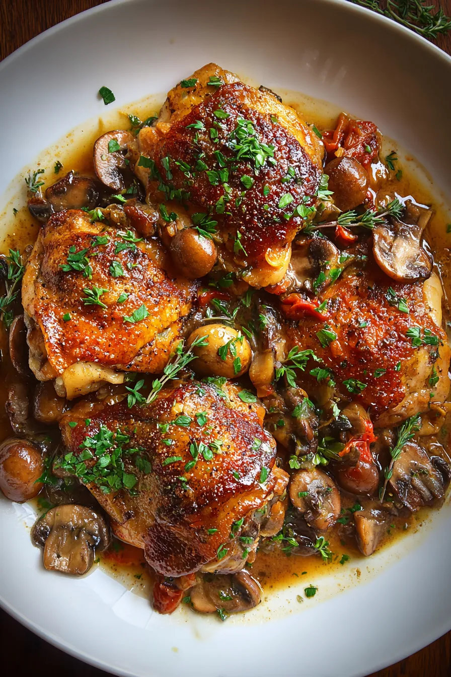 Chicken Chasseur French Hunter’s Chicken – Food Recipe Usa