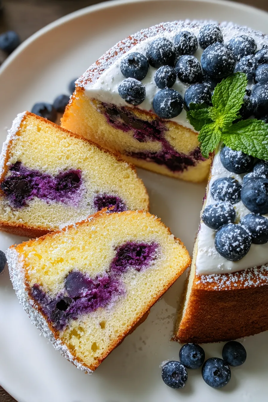 Blueberry Chiffon Cake – Food Recipe Usa