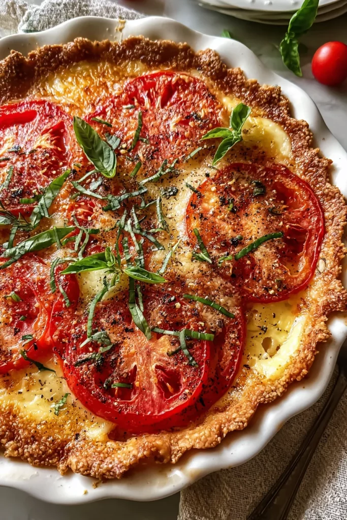 Savory Italian Baked Tomato Pie – Food Recipe Usa