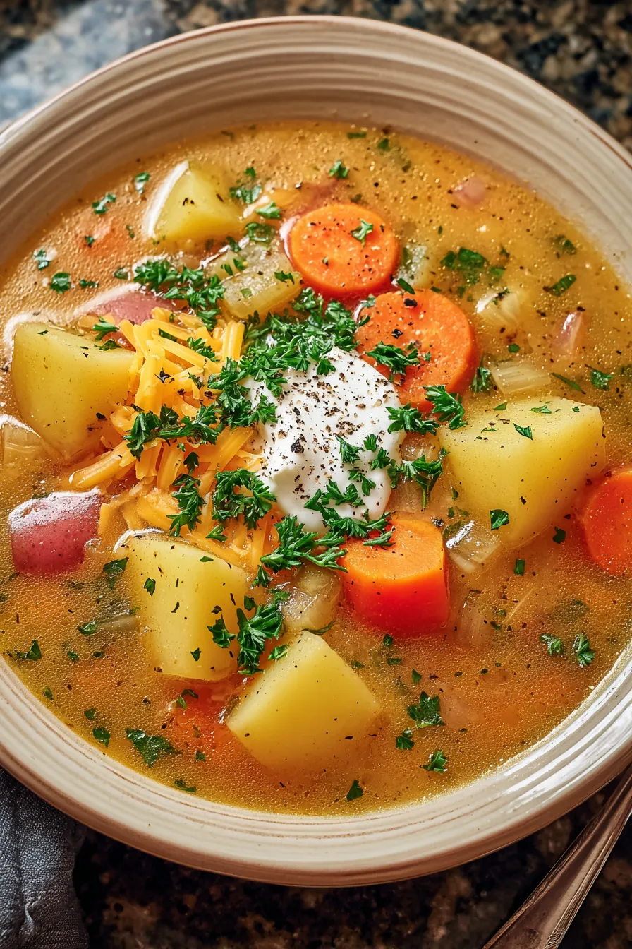 Cozy Crockpot Soup with Potatoes – Food Recipe Usa