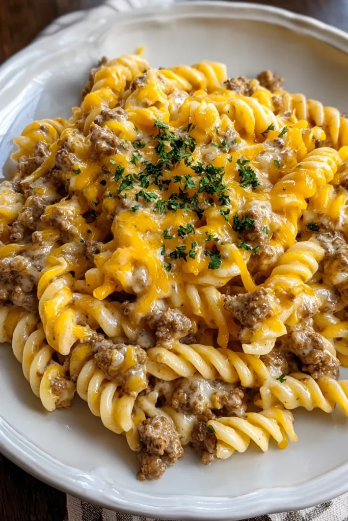 Cheesy Ranch Beef Pasta – Food Recipe Usa