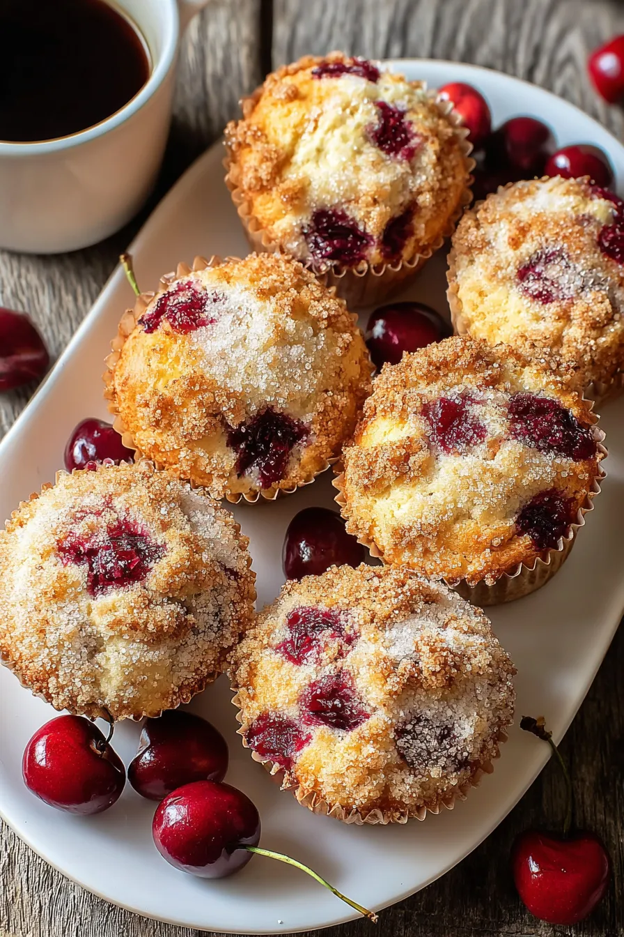 Cherry Cobbler Muffins – Food Recipe Usa