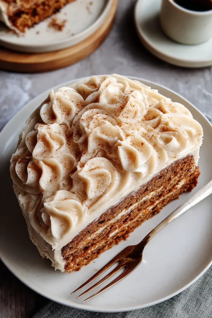 Spiced Baked Chai Cake with Creamy Frosting – Food Recipe Usa