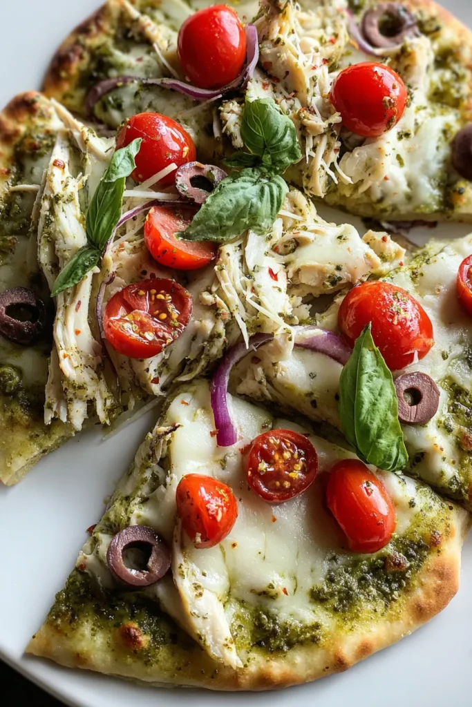 Pesto Chicken Flatbread – Food Recipe Usa