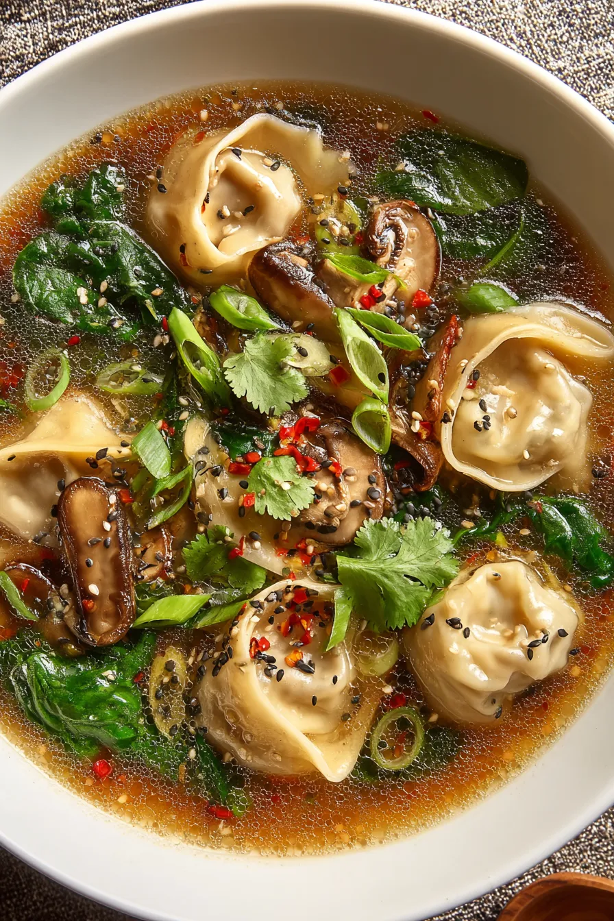 Steamy Asian Potsticker Soup – Food Recipe Usa