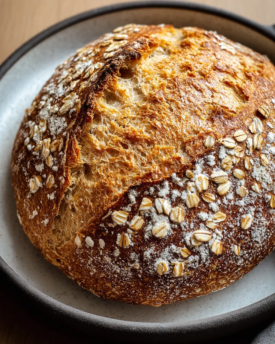 Soft and Chewy Honey Oat Sourdough Bread – Food Recipe Usa