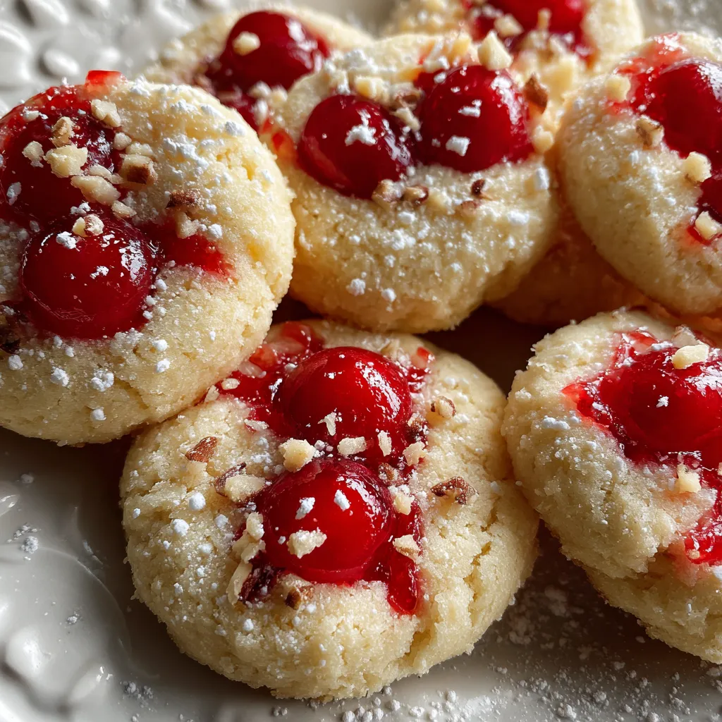 Christmas Maraschino Cherry Shortbread Cookies – Food Recipe Usa