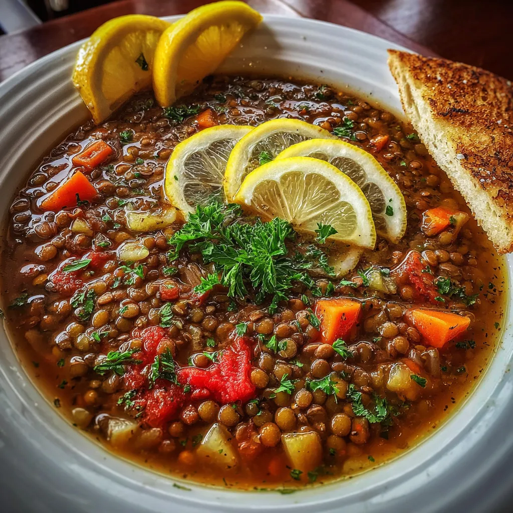 High Fiber Lebanese Lemon Lentil Soup – Food Recipe Usa