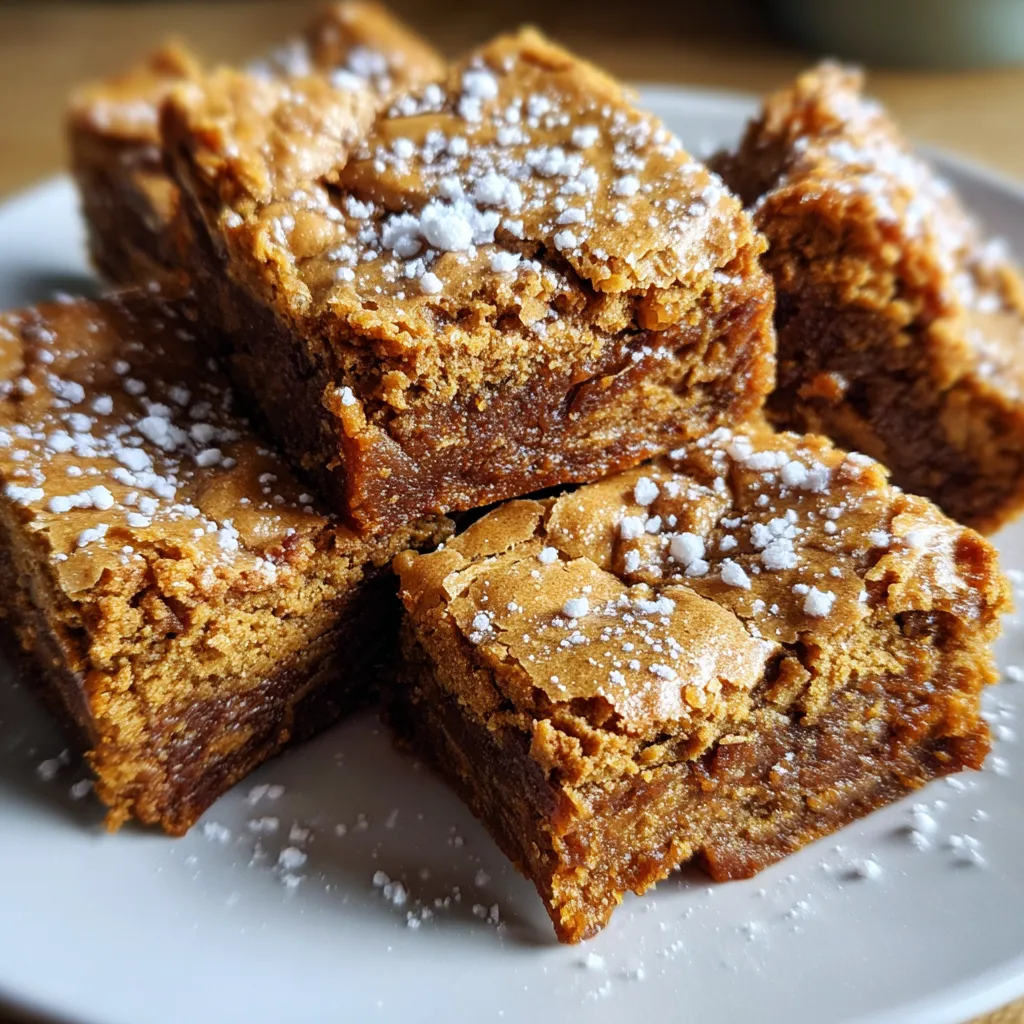 Brown Butter Biscoff Blondies – Food Recipe Usa