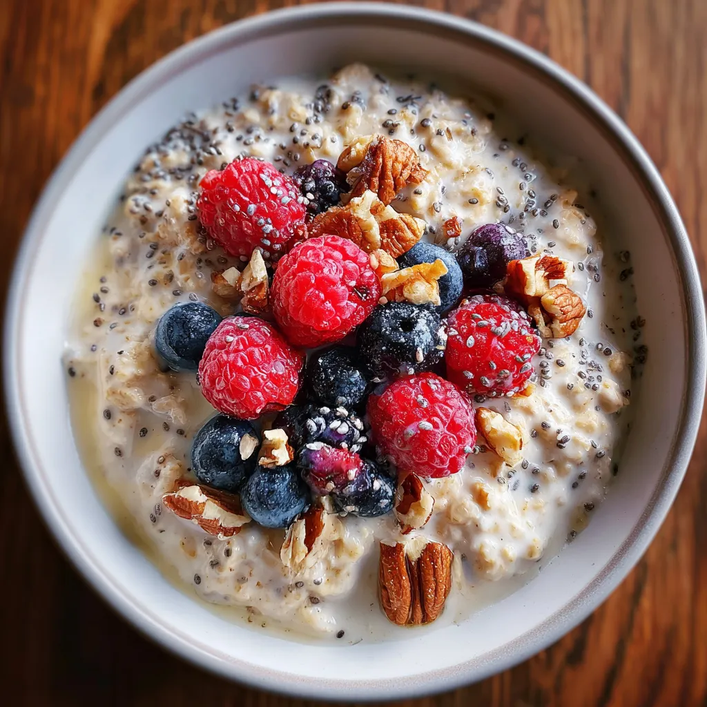 Creamy Vegan Protein-Packed Overnight Oats – Food Recipe Usa