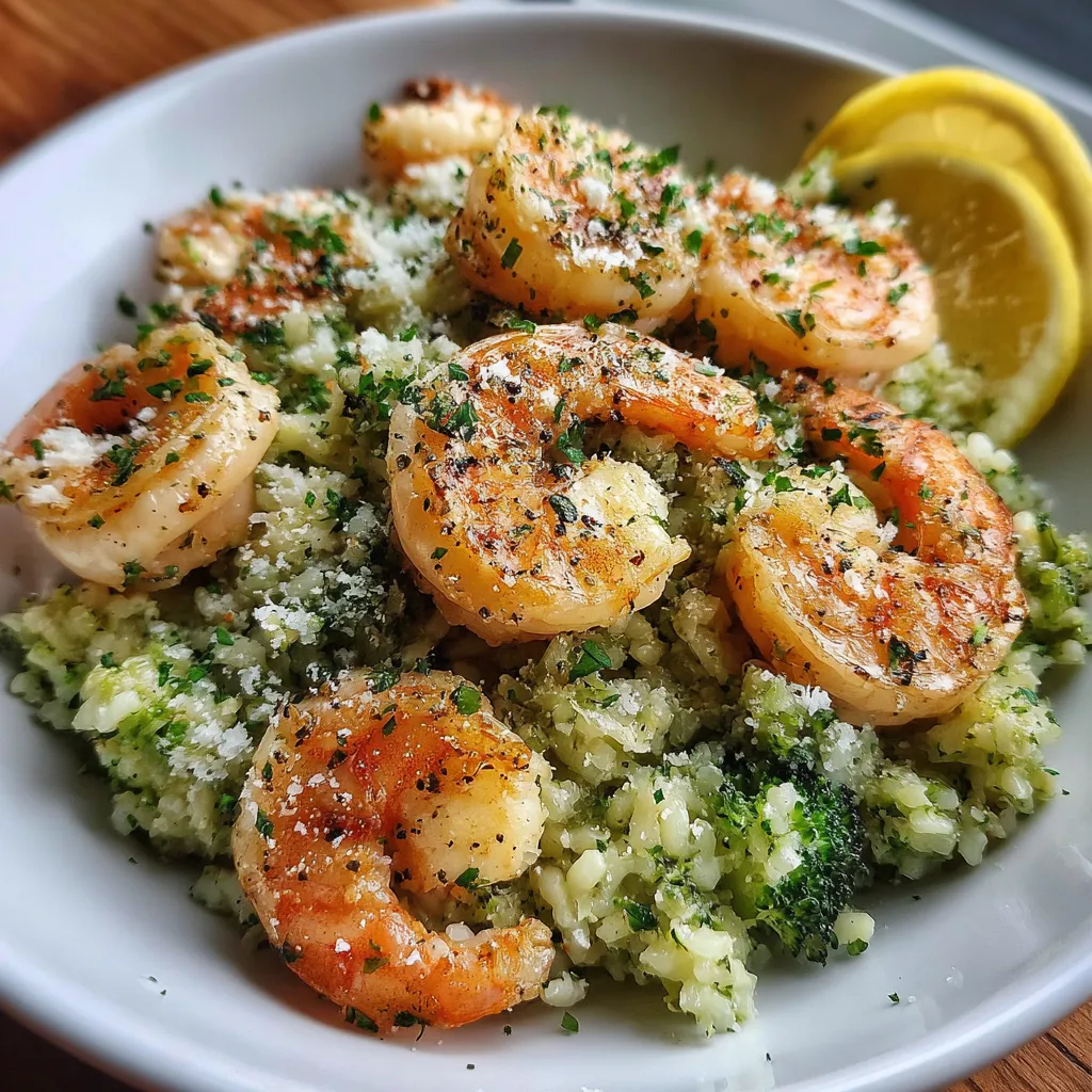 Garlic Butter Shrimp with Broccoli Rice – Food Recipe Usa
