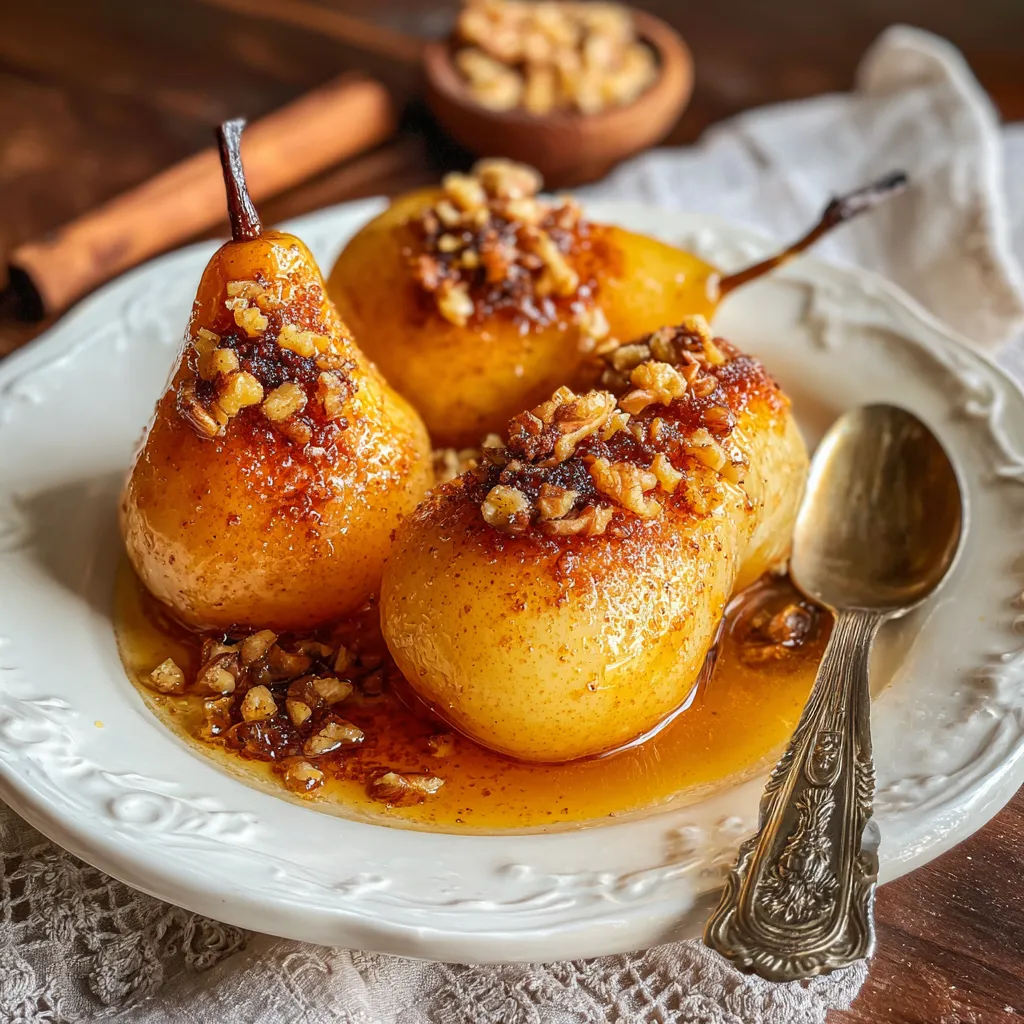 Cinnamon Honey Baked Pears – Food Recipe Usa
